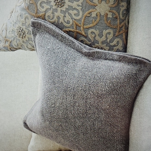 Pottery Barn | Accents | Pottery Barn Fold Over Linen Blend Textured ...